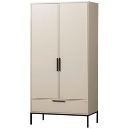 Garderobenschrank Adam Hellgrau B: 100 cm