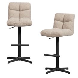 Barhocker-Set Vinny Sandfarben B: 44cm