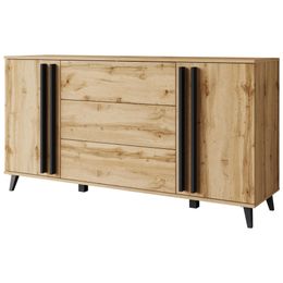 Sideboard Helsinki Eiche Wotan Dekor B: 150cm