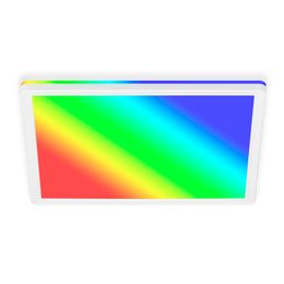 Brilo LED-Deckenleuchte 'Slim' 29,3 x 29,3 cm RGB-W 15W 1850 lm 4000 K