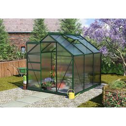 Vitavia Gew&auml;chshaus 'Calypso 4400' 195 x 232 cm mit 6 mm Hohlkammerplatten smaragdfarben