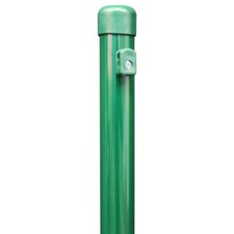 Alberts Zaunpfahl f&uuml;r Maschendrahtz&auml;une gr&uuml;n &Oslash; 3,4 x 115 cm