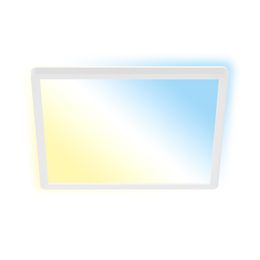 Brilo LED-Panelleuchte 'Slim' 29,3 x 29,3 cm dimmbar 18W 2400 lm wei&szlig;