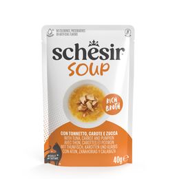 Schesir Katzenfutter Thunfisch Karotten K&uuml;rbis Soup 40 g