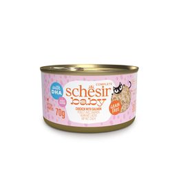 Schesir Katzenfutter Kitten Huhn Lachs 70 g