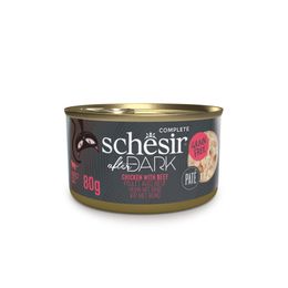 Schesir Katzenfutter Pat&eacute; Huhn Rind 80 g