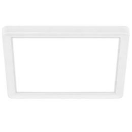 Brilo LED-Deckenleuchte 'Slim Case' 12 W wei&szlig; 19 x 19 cm