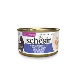 Schesir Katzenfutter Huhn Rind Broth 70 g