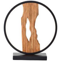 Brilliant LED-Tischleuchte 'Chaumont' holzfarben/schwarz 28 cm