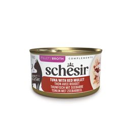 Schesir Katzenfutter Thunfisch Seebarbe Broth 70 g