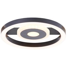 Brilliant LED-Deckenleuchte 'Maureen' schwarz &Oslash; 20 cm