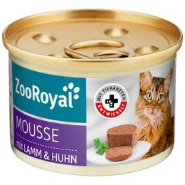ZooRoyal Katzennassfutter 'Mousse mit Lamm & Huhn' 85 g