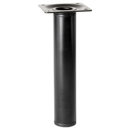Wagner M&ouml;belbein 'Telescope ST 1828' Stahl schwarz &Oslash; 30 mm 160-250 mm justierbar