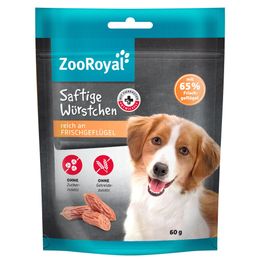 ZooRoyal Hundesnack 'Saftige W&uuml;rstchen' 60 g