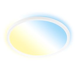 Brilo LED-Panelleuchte 'Slim' &Oslash; 29 x 3 cm dimmbar 18W 2400 lm wei&szlig;