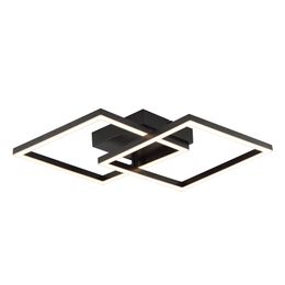 Brilliant LED-Deckenleuchte 'Kaleo' 40,5 x 40,5 cm schwarz 18 W