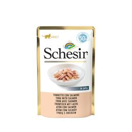 Schesir Katzenfutter Thunfisch Lachs 50 g