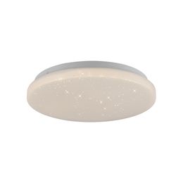 Just Light LED-Deckenleuchte 'Uranus' wei&szlig; &Oslash; 26 cm