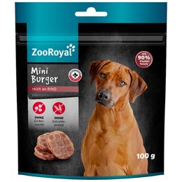 ZooRoyal Hundesnack 'Mini Burger reich an Rind' 100 g