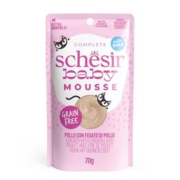 Schesir Katzenfutter Kitten Mousse Huhn 70 g