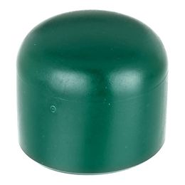 Pfostenkappe Kunststoff gr&uuml;n &Oslash; 34 mm