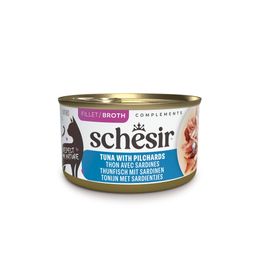 Schesir Katzenfutter Thunfisch Sardinen Broth 70 g