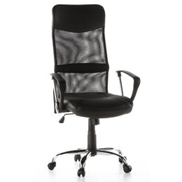 hjh OFFICE Home Office Chefsessel ARTON 20 Kunstleder/Netzstoff mit Armlehnen