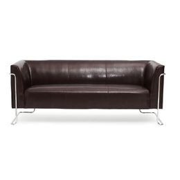 hjh OFFICE Lounge Sofa CURACAO Kunstleder mit Armlehnen