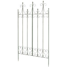 CLP Rankgitter Metall 130 cm hoch Flieder, stabile Rankhilfe f&uuml;r Kletterpflanzen, vormontiert, Landhausstil, Spalier Sichtschutz
