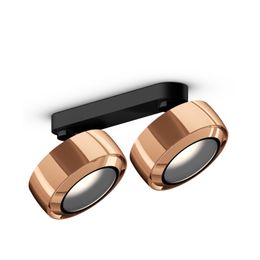 Occhio Pi&ugrave; R alto doppio VOLT B Rose Gold/Cone Rose Gold 26W 2700K CRI97