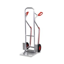 Cordes Stapelkarre Alu, 200 kg, Klappschaufel, Luftbereifung, Gleitkufen