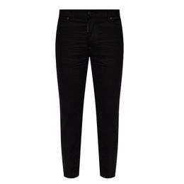 Dsquared2 - Schwarze Jeanshose Mit Bullenabzeichen