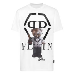 Philipp Plein T-Shirt Rundhalsausschnitt Ss Teddy