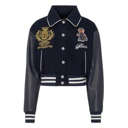 Philipp Plein Leder-Bomber Teddy