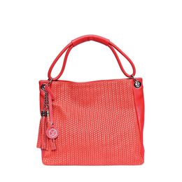 Luisa Vannini Rot Rindsledertasche
