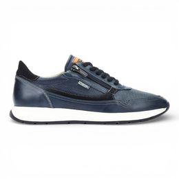 Pikolinos Herren-Sneaker aus blauem Leder, bequem und tragbar - Getafe