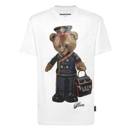 Philipp Plein T-Shirt Rundhalsausschnitt Ss Teddy