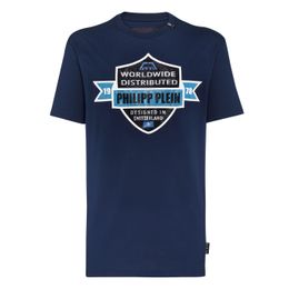 Philipp Plein T-Shirt Rundhalsausschnitt Ss Crest