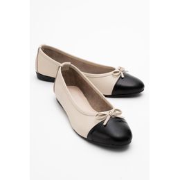 Rayne Cap Zehenpartie Leder Ballerinas Damen