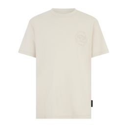 Philipp Plein Round Neck T-Shirt Raw Edge Monogram Monogram
