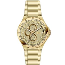 Invicta Aviator 50106 Herren Uhr - Quartz Bewegung - Edelstahl mit Gold Zifferblatt - 44 mm