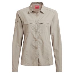 Craghoppers - "Adventure III" Hemd f&uuml;r Damen Lang&auml;rmlig (Helles Pilz Beige)