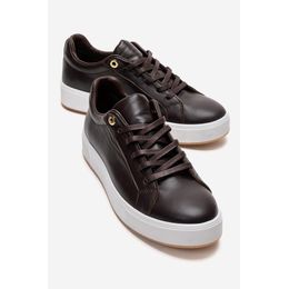Pallen Leder Casual Sneaker
