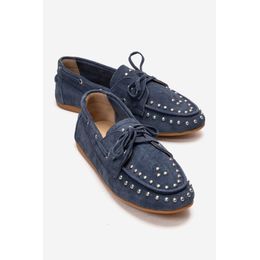Cuesta Leder Schn&uuml;r-Loafer