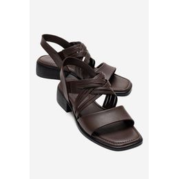 Livello Leder Multi-Riemen Sandale (Damen)