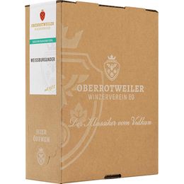 Oberrotweiler Winzerverein , Bag-in-Box, 3 L, Region Kaiserstuhl, Baden 3,0 L Wei&szlig;burgunder 2025 Trocken - &ndash; Wei&szlig;wein Qualit&auml;tswein