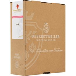 Oberrotweiler Winzerverein , Bag-in-Box, 3 L, Region Kaiserstuhl, Baden 3,0 L Sp&auml;tburgunder 2025 Trocken - &ndash; Ros&eacute; Qualit&auml;tswein