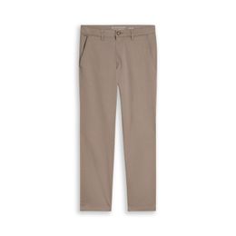 Tom Tailor Herren Regular Fit Chino Hose, braun, Uni, Gr. 34/36