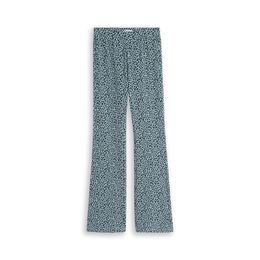 Tom Tailor M&auml;dchen Flared Leggings mit Leomuster, gr&uuml;n, Animalprint, Gr. 152
