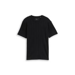 Tom Tailor Denim Herren T-Shirt aus Baumwolle, bunt, Uni, Gr. XXL